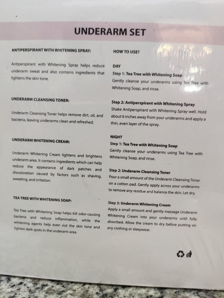 Adraneda Underarm set – Adraneda Dermatology & Cosmetic Surgery Clinic