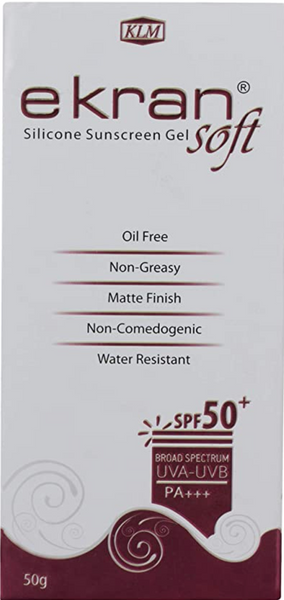Ekran Silicone Sunscreen Gel Soft SPF 50 | 50 gm – Adraneda Dermatology ...